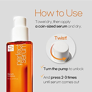 Mise En Scene PerfectSerum Original - HairOil for Frizzy & Dry, Hydration and Nutrition Hairy Essence for Damage Care, Korean HairCare Product, Hair Serum 2.71 Fl. Oz.