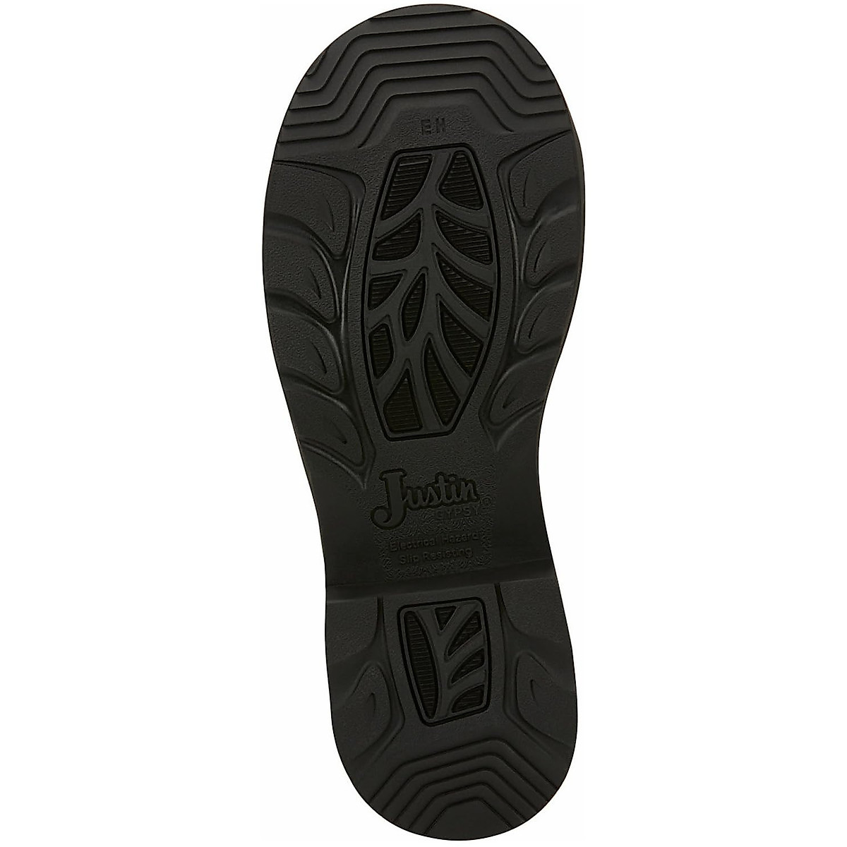 Justin Women's Wanette Western Work Boot Steel Toe Distressed Brown 7.5 M US