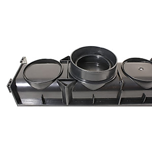 Drainage Trench - Channel Drain with Grate - Black Plastic - 3 x 39 - (117" Total Length)