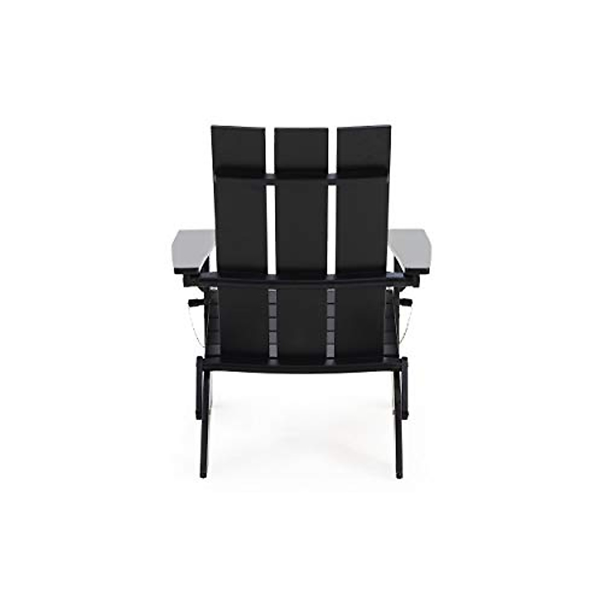 Christopher Knight Home Aberdeen Outdoor Contemporary Acacia Wood Foldable Adirondack Chair, Black