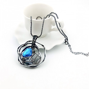 Merdia Long Chain Necklace for Elegant Women Pendant Necklace with Created Crystals | Necklaces for Women | Birthday Gifts for Women | Women Jewelry | Necklaces for Girlfriend | Women's Necklace