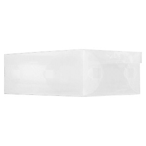 MNHW 10 Pack Plastic Stackable Shoe Storage Organizer Clear Drawer Box Metal Frame Bathroom organizer Shoe organizer Storage shelves Tool box Storage cabinet Closet organizer Kitchen storage Clo