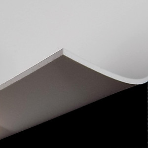 White Silicone Rubber Sheet, 60A Duro, 1/16 x 9 x 12 Inch, Food Grade, Made in the USA, No Adhesive Backing, High Temp Heavy Duty for Gaskets DIY Food Covers Lids Sealing Material Pads Oven Protection