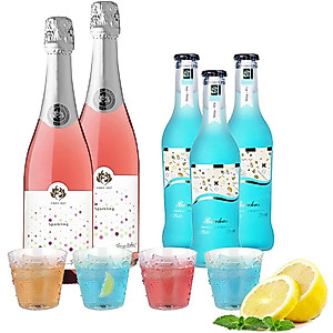 JOLLY CHEF 1000 Pack Plastic Shot Glasses-2 oz Disposable Cups 2 Ounce Plastic Shot Cups Ideal for Whiskey, Tasting,Food Samples,Perfect for Halloween, Thanksgiving,Christmas Party