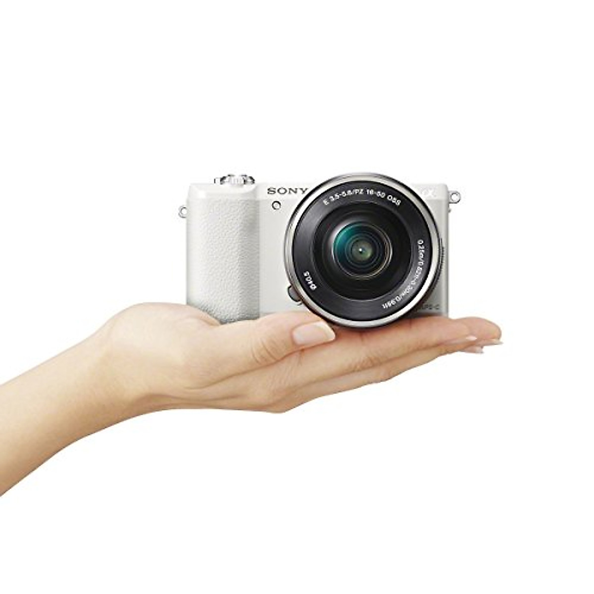 Sony a5100 16-50mm Mirrorless Digital Camera with 3-Inch Flip Up LCD (White)