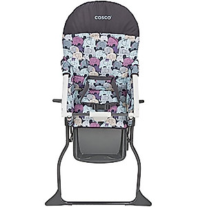 Cosco Simple Fold High Chair, Elephant Puzzle