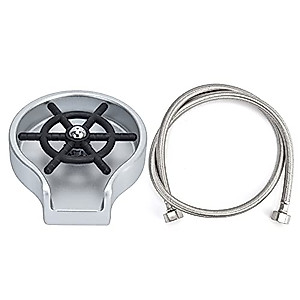 Glass Rinser, Stainless Steel Cup Washer for Sink Automatically Spray Water Highpressure for Restaurants for Commercial Use for Hotels for Bars