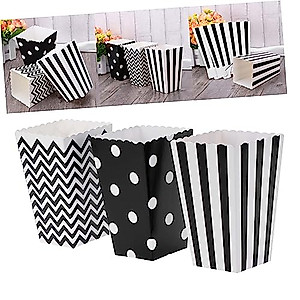 ibasenice 90 Pcs Popcorn Plastic Containers for Food French Fry Seasoning Plastic to Go Containers Paper Snack Container French Fries Container French Fries Box French Fries Storage Box Box