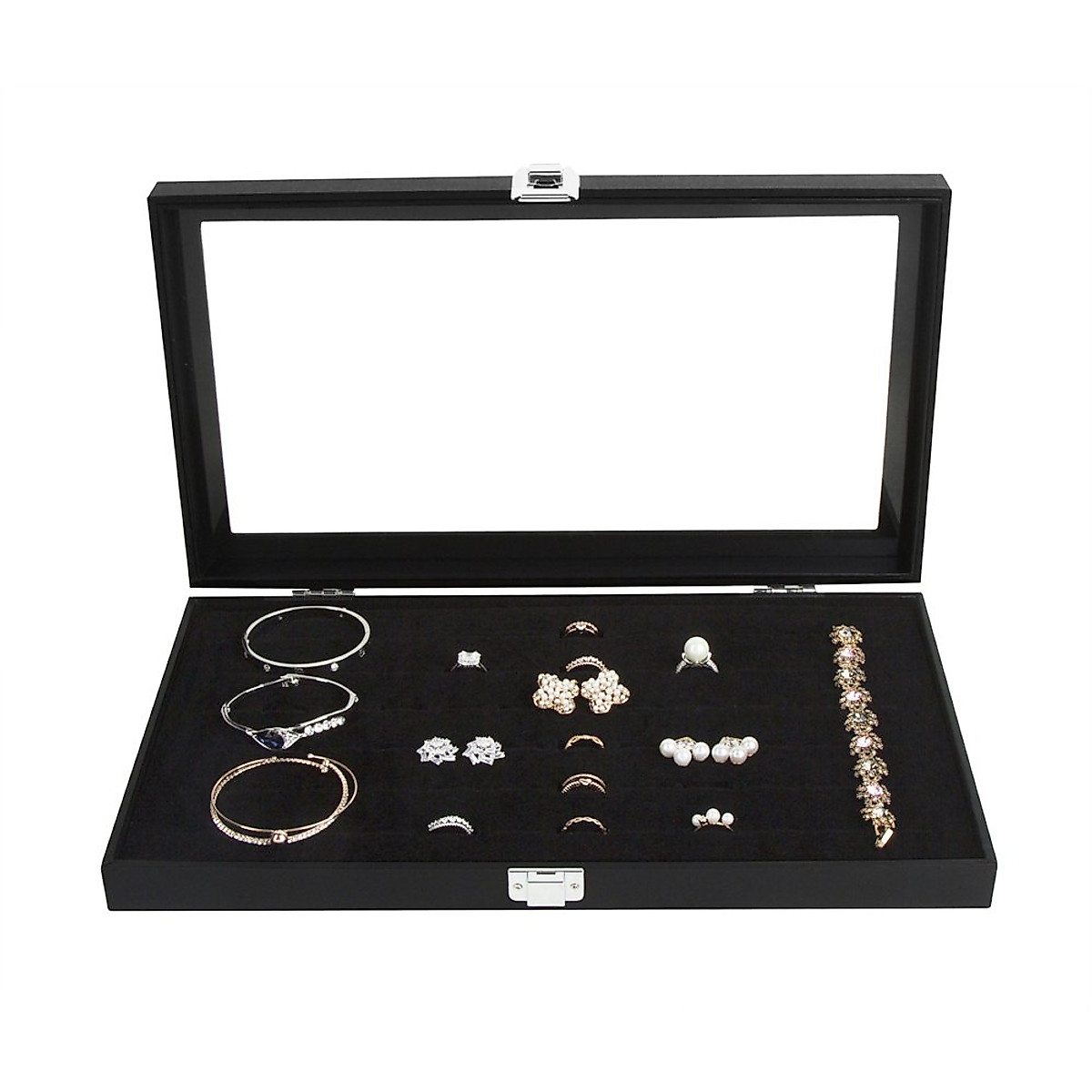 J JACKCUBE DESIGN Ring Organizer - Versatile Ring Display Case and Ring Case - Perfect for Storing and Showcasing Multiple Rings - Elegant Ring Jewelry Box and Storage Solution - MK248A