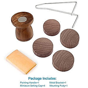 Jucoci Painting Handle for Miniautres Paint Handle Compatible with DND Miniatures, Scale Model, Fantasy Figurines