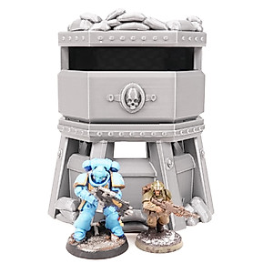 Tabletop Terrain Double Pillbox by War Scenery for Wargames and RPGs 28mm 32mm Miniatures