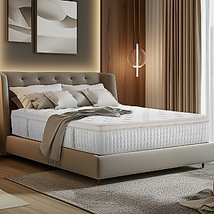 CEACYDIK Memory Foam and Innerspring Hybrid Mattress-Full Size Mattress,12 Inch Full Mattress in a Box,Medium Firm Soft and Comfort White Mattress