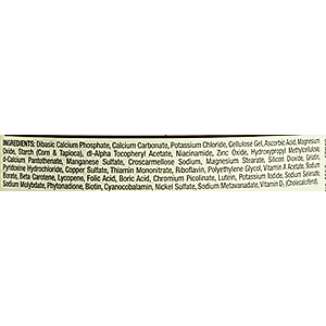 Kirkland Signature Adults, 50 plus Mature Multi Vitamins & Minerals, 400-Count Tablets