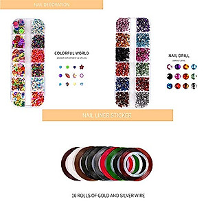 Major Dijit Portable USB Electric Nail Drill Set Polish Pen File Kit,36W Nail Lamp Gel Manicure Dryer Lamp,Acrylic Nail 3D Art Drill Dryer Manicure Supplies, Nail Files Tool Polish Decorating