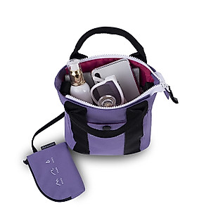 Sherpani Capri, Small Crossbody Purse with Coin Purse, Mini Tote Bag, Cross Body Purse, Small Crossbody Bag, Christmas Gifts for Women (Iris)