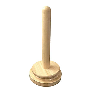 DYNWAVE Bamboo Yarn Bowl Holder Spindle Ribbon Winder Bamboo Yarn Ball Holder