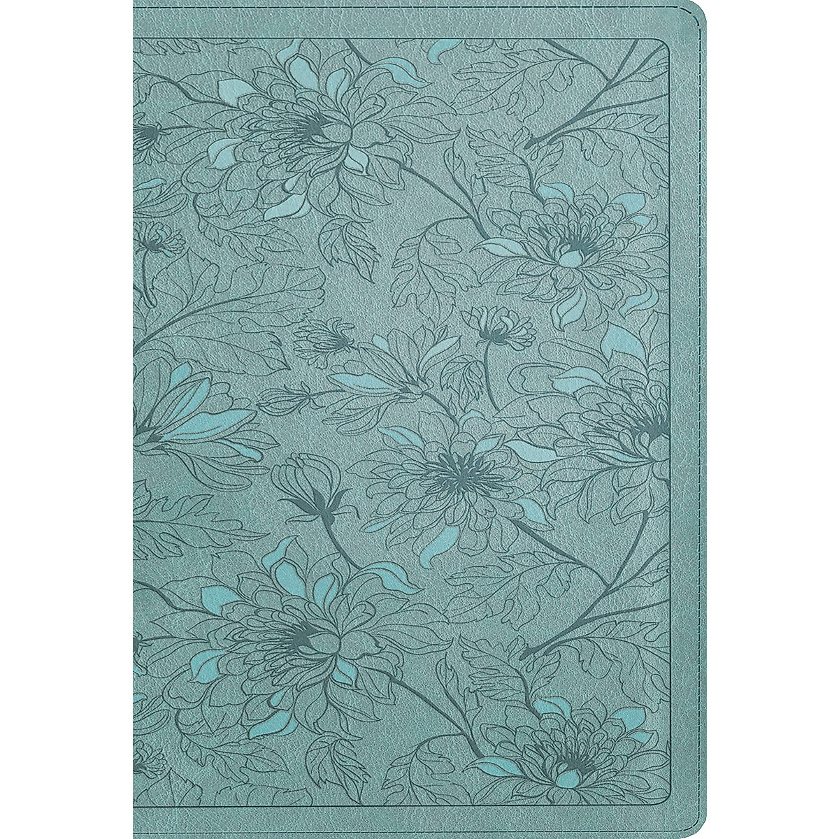 NLT Large Print Thinline Reference Bible, Filament Enabled (LeatherLike, Floral Leaf Teal, Red Letter): Includes Free Access to the Filament Bible App ... Notes, Devotionals, Worship Music, and Video