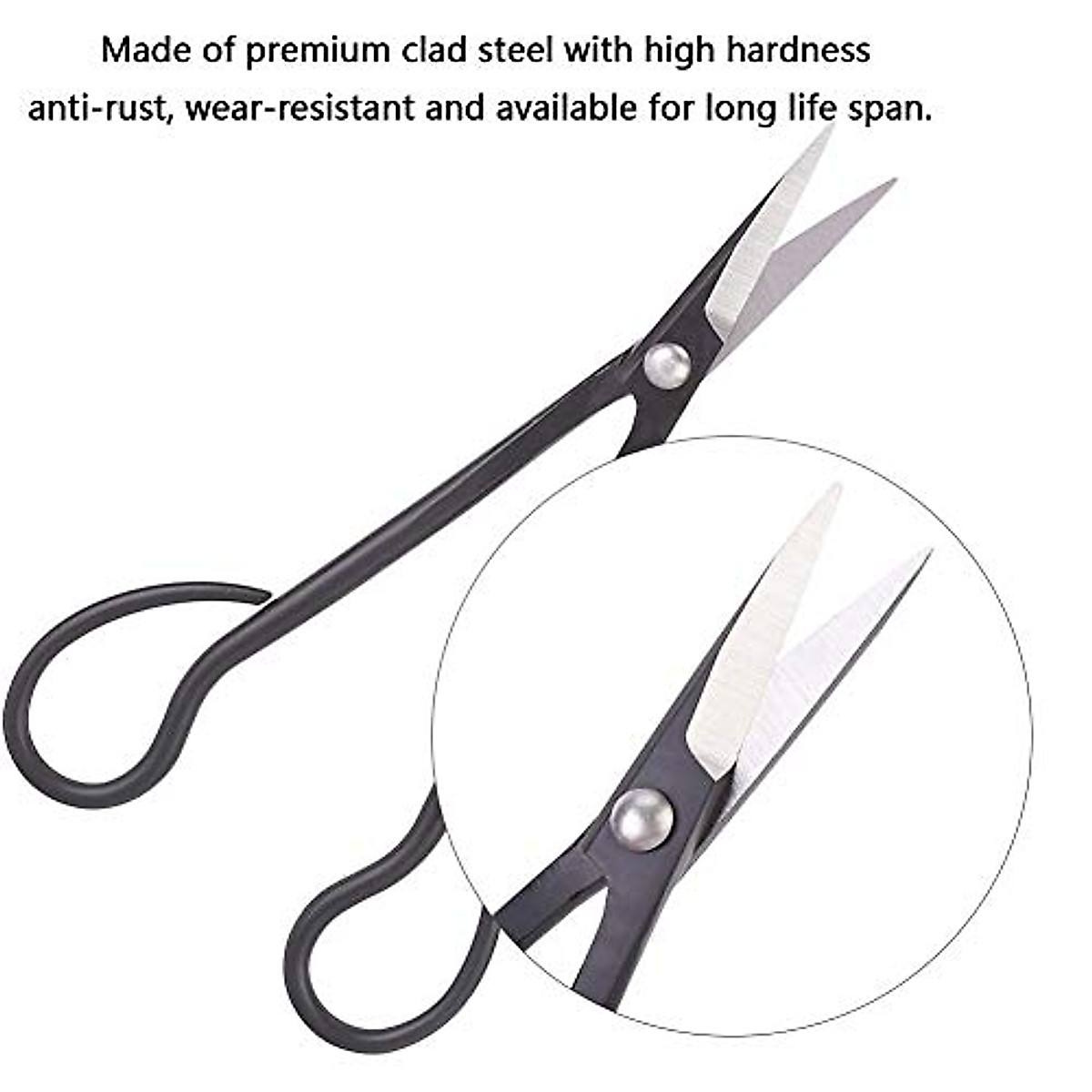 Fdit Long Handle Bonsai Scissors Gardening Plant Branch Shears Bonsai Tools