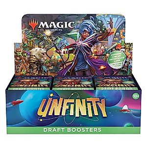 Wizards of The Coast Magic: The Gathering Unfinity Draft Booster Box | 36 Packs + Box Topper (505 Magic Cards)