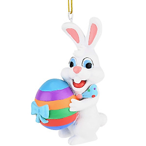 Tree Buddees Easter Bunny Gifting an Easter Egg Ornament Decoration