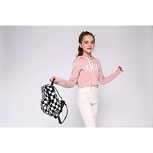 LOOMILOO Mini Backpack for Girls, Cute Small 3D Printed Bookpacks Durable Waterproof Polyester Purse Kavaii Bags for Women,Teen,Kids,Todders (8)