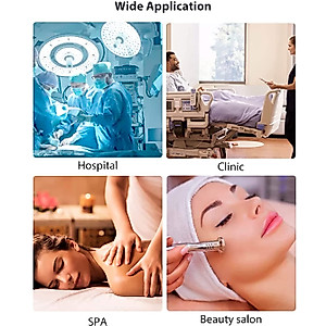 Mobile Trolley Cart, 2 Tier Heavy Duty Rolling Utility Cart with 360° Rotate Wheels, Medical Mobile Trolley Cart with Dirt Bucket & Drawer Spacious Beauty Salon Rolling Cart