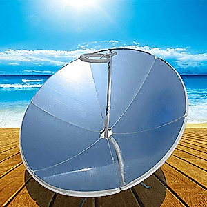 TFCFL Parabolic Portable Solar Cooker Stoves Magnesia Camping Outdoor 1.5m Diameter 1800W (700-1000°C)
