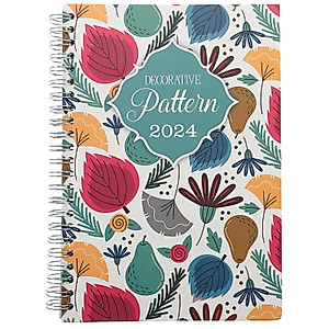 Tofficu 2024 Note Book Spiral Notebooks Notepad Office Decor Note Pad Monthly Planner Office Accessory Academic Planner Office Supply Weekly Calendar Pad Tear off Schedule Work Tearable