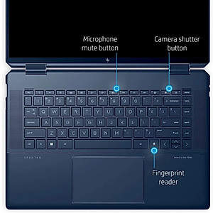 HP Spectre x360 2-in-1 Business Laptop (16" 3K Touchscreen, Intel 14-Core i7-12700H, 16GB RAM, 512GB SSD, Stylus) Long Battery Life, FP, Backlit, Thunderbolt 4, Wi-Fi 6E, IST Cable, Win 11 Home