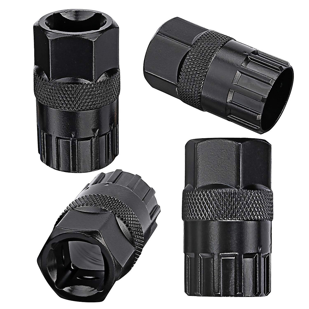 Oumers Bike Chain Tools Kit, Upgrade Rotor Lockring Removal Wrench & Chain Whip with Cassette/Bicycle Flywheel Remover Sprocket Remover Tool Pack