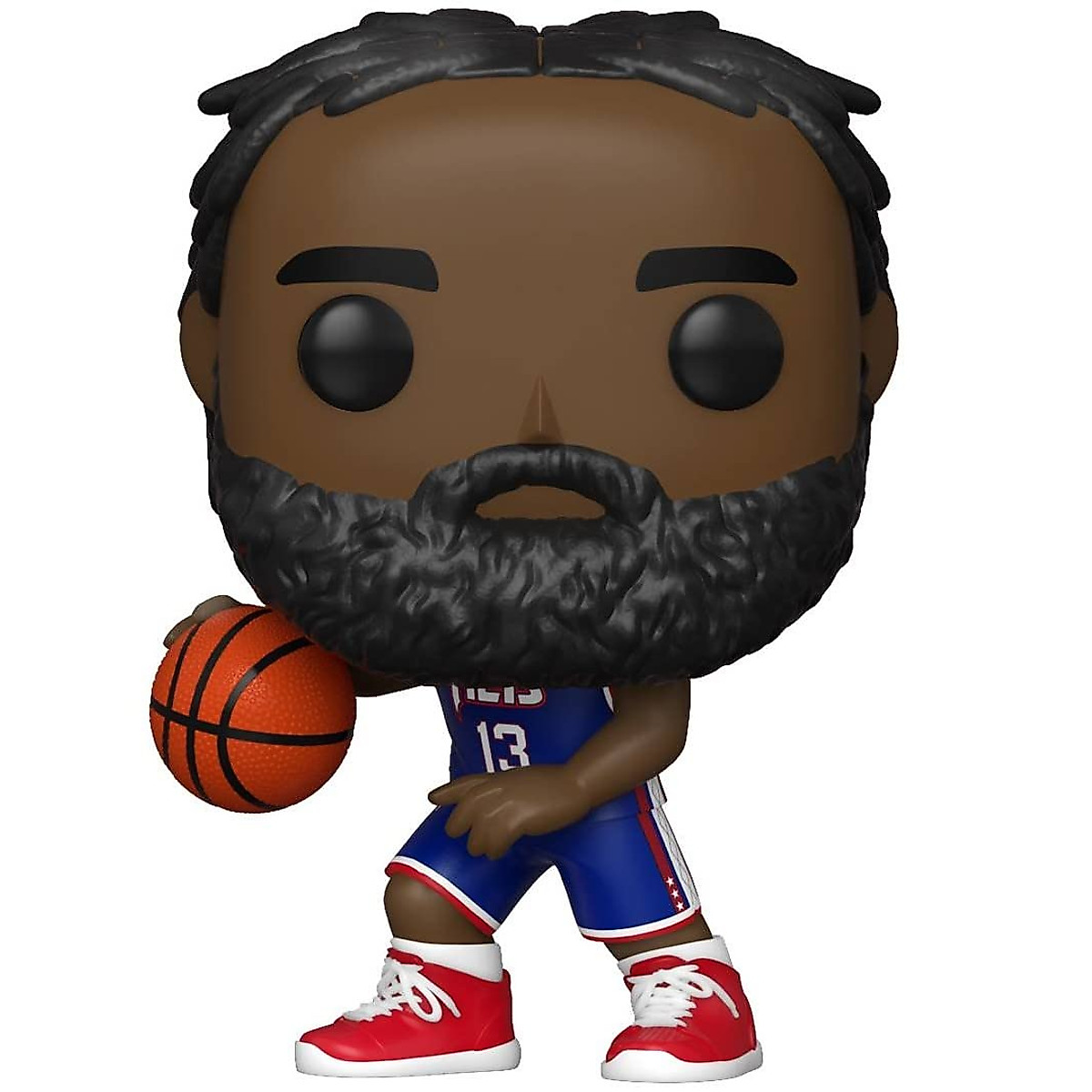 POP NBA: Nets - James Harden (City Edition 2021) Funko Vinyl Figure (Bundled with Compatible Box Protector Case)