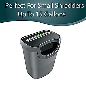 50 Paper Shredder Clear Bags - Perfect Size for Most Paper Shredders up to 15 Gallons