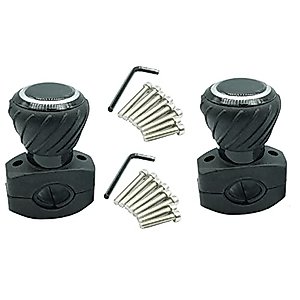 Dsnaduo 2 SETS Deluxe Steering Wheel Spinner Knob TY26583 Compatible with John Deere Kubota Tractor, Lawn Mowers, Replaces for New Holland 73340101, Fits All Steering Wheels up to 1-1/4" Thick