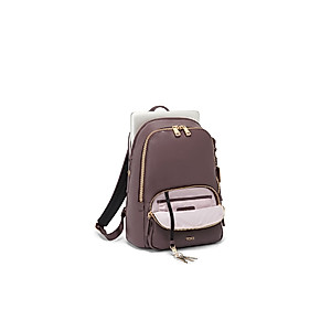TUMI - Voyageur Hannah Leather Backpack - Dark Mauve