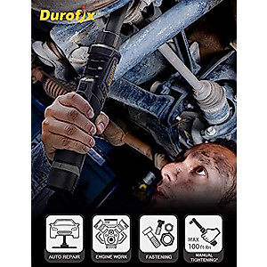 Durofix RW1216-3P G12 Series 12V Li-ion Cordless 3/8” 65 ft-lbs. Extended Ratchet Wrench Tool Kit