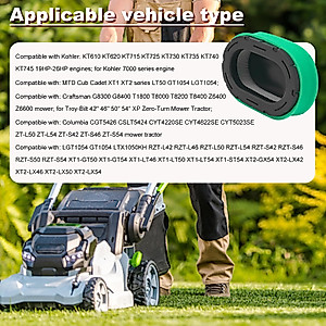 FHSJXR 32 083 09-S 32 883 09-S1 Air Filter for Kohler KT715 KT725 KT730 KT735 KT740 KT745 KT610 KT620 19HP-26HP Engine Cub Cadet XT1 XT2 Kohler 7000 series Lawn Mower Air Filter KH-32-883-09-S1