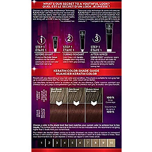 Schwarzkopf Keratin Color Anti-Age Hair Color Cream, 5.7 Chestnut Brown (Packaging May Vary), 1 Count