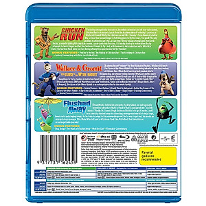 Chicken Run / Wallace & Gromit: The Curse of the Were-Rabbit / Flushed Away (3 Film Collection)