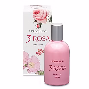 L'Erbolario 3 Rosa - Romantic And Feminine Fragrance For Every Woman - Three Admirable Fragrant Notes Of Provence Rose, Peruvian Pepper And Hollyhock - Offers A Seductive Accent - 1.6 Oz EDP Spray