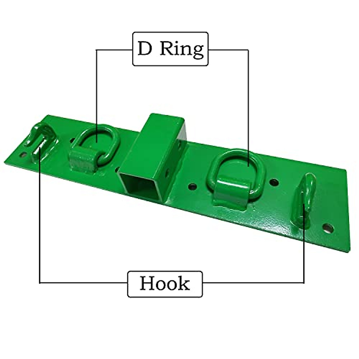 ANISUN John Deere Tractor Bucket Hooks Bolt On Grab Hook Fit for John Deere 1025R 2032R 3320 2520 3020e Loader Bucket Hooks