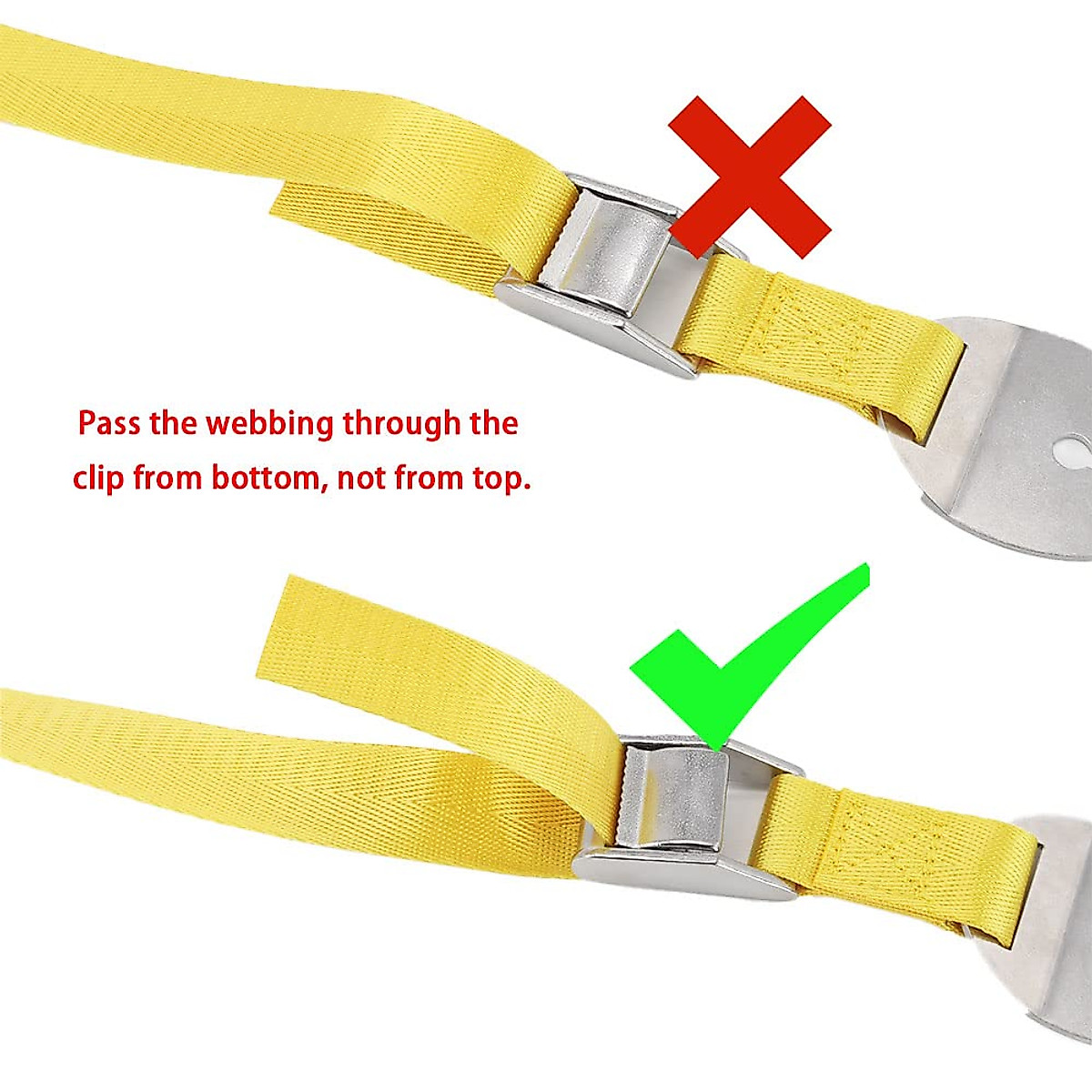 scottchen PRO Safety Ladder Strap Leash for Ladder Fix and Stabilize - 2pcs