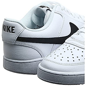 Nike Men's Court Vision Low Sneaker, White/Blackwhite, 10.5 Regular US