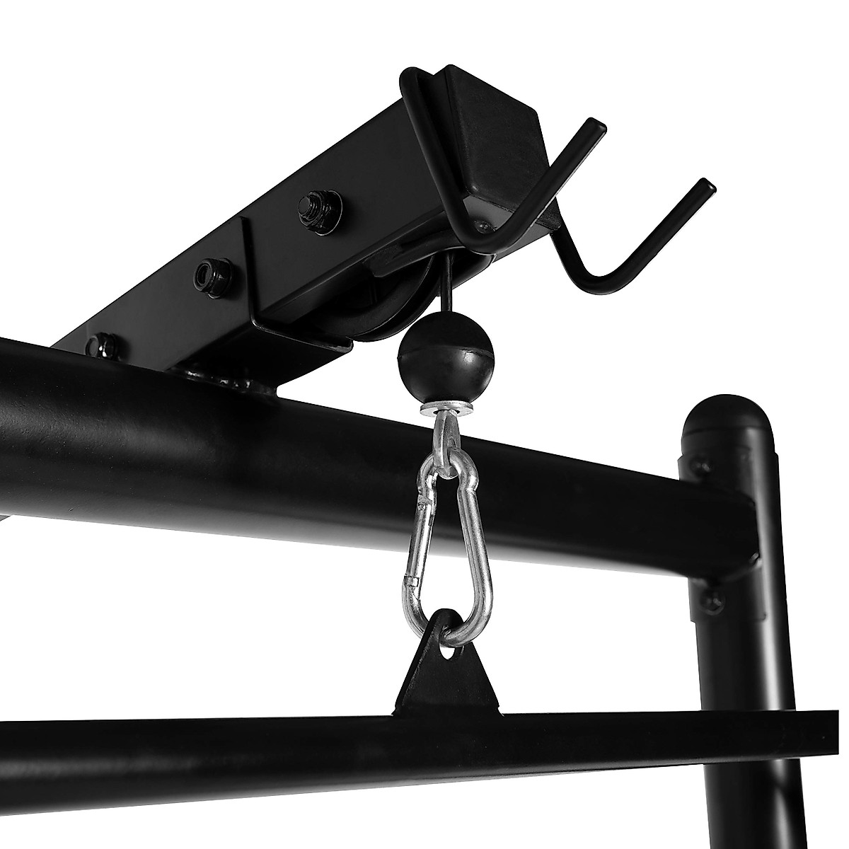 CAP Barbell Power Cage with High-Low Pulleys, Black