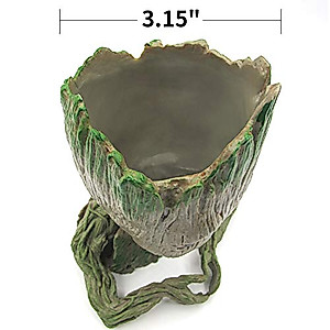 Arbusb Succulent Planter Pen Cup TreeMan for Birthday Gift,Pen Holder Pot Cute Green Plants Flower Pot,Best Festive Gift for Kids Girls,Boys,Women 5.63x3.15inch Indoor Outdoor(Express Love)