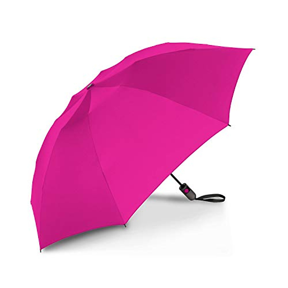 ShedRain Unbelievabrella Inverted, Upside Down, Automatic Open & Close Car Umbrella – Windproof & Rainproof - Heavy Duty, Double Layer Reverse Canopy Protects Men & Women from Outdoor Wind & Rain (Hot Pink)
