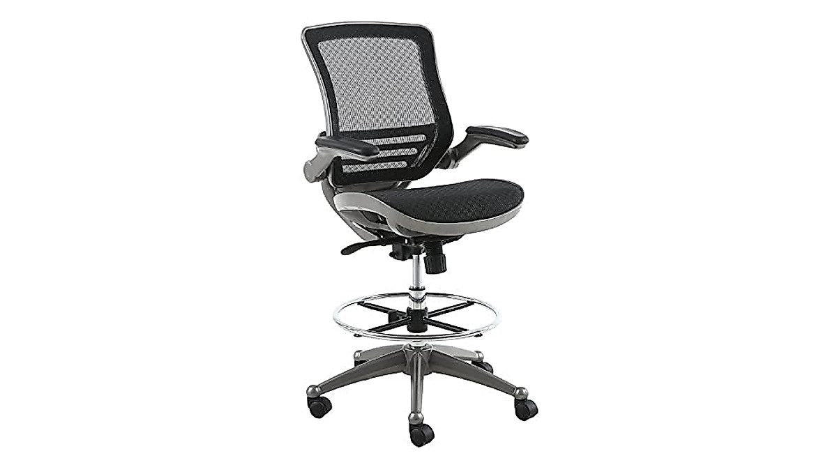 Harwick Evolve Heavy Duty Ergonomic Mesh Drafting Chair