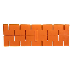 Kanroot【24 pcs】 Houseware Closet Underwear Organizer Drawer Divider,lexible,tool storage trays,drawer,divider Dresser,Desk&Box in Bathroom,Bedroom,Kitchen&officeCut&Higher Will/Lisle/snap on/daiso
