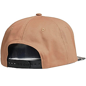 EDTREK Performance Outdoorsman Snapback Truck Hat with Flat Brim - Unique Animal Embroidery (Brown - Flying Duck)