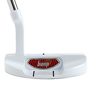 Bionik 105 Nano White Golf Putter Right Handed Semi Mallet Style with Alignment Line Up Hand Tool 33 Inches Senior Women's Perfect for Lining up Your Putts