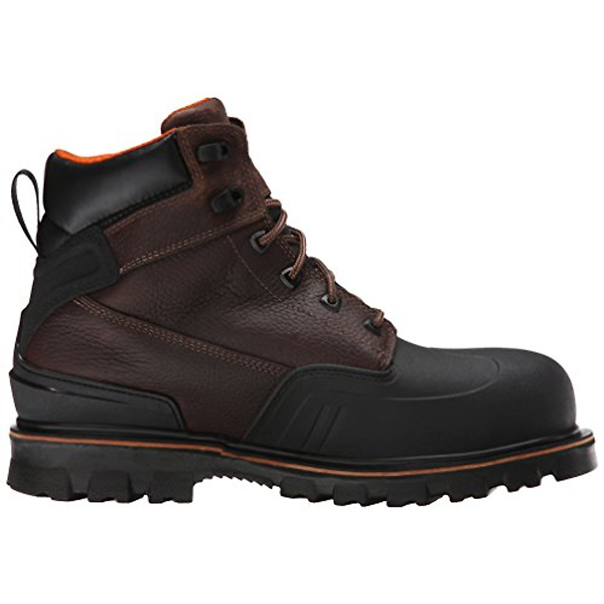 Timberland PRO mens 6 Inch Rigmaster Xt Steel Toe Waterproof Work Boot industrial and construction shoes, Brown Tumbled Leather, 9.5 US
